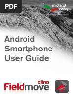 FieldMove Clino Android User Guide | PDF | Compass | Mobile App