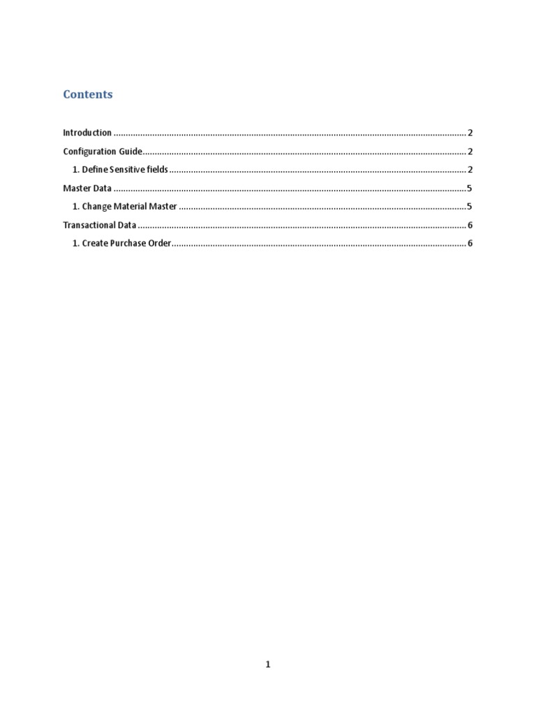Procurement Restriction Using Material Statuses | PDF | Information ...