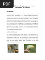 Cotton Grading Chart | PDF | Textiles | Fibers