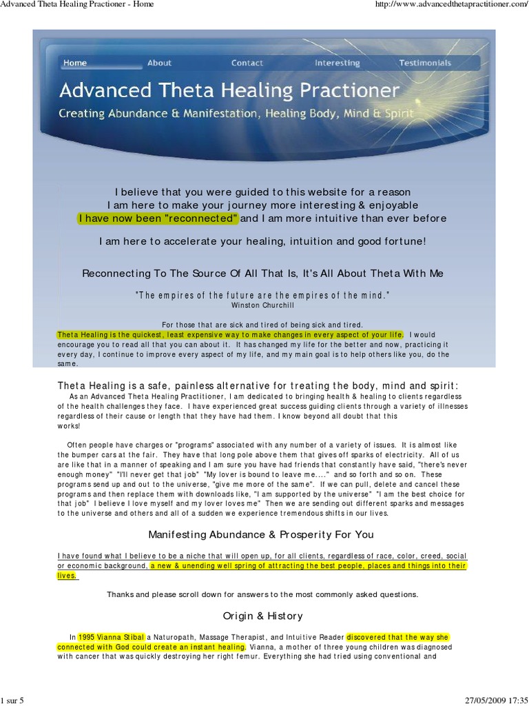 Advanced Theta Healing Practic | PDF | Faith | Physician