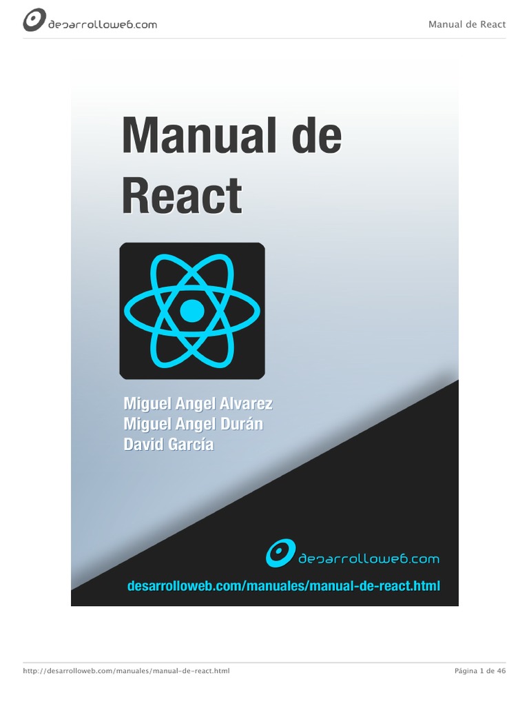 Manual de React | PDF | Script Java | HTML