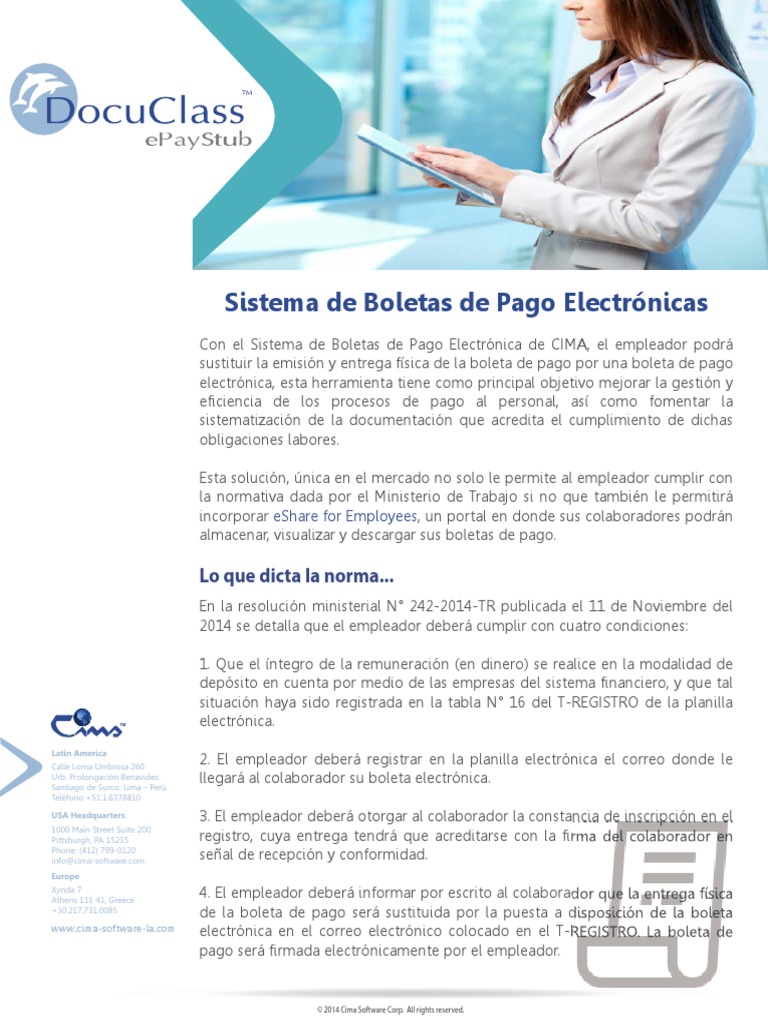 DocuClass - Boletas de Pago Electrónicas | PDF | Pagos | Informática