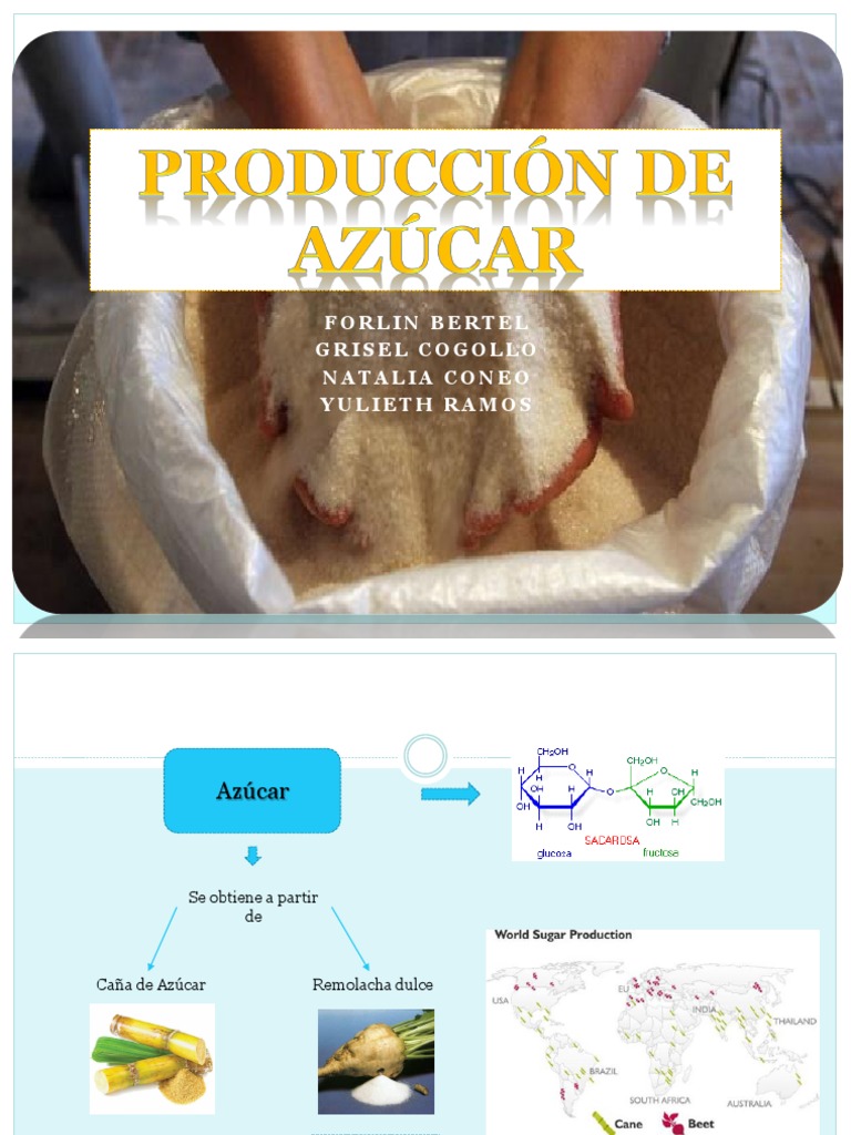 Producción de Azúcar | PDF | Azúcar | Dieta y nutrición