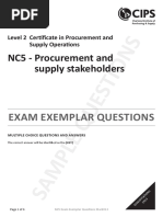 2024 CIPS Exam Sessions | PDF