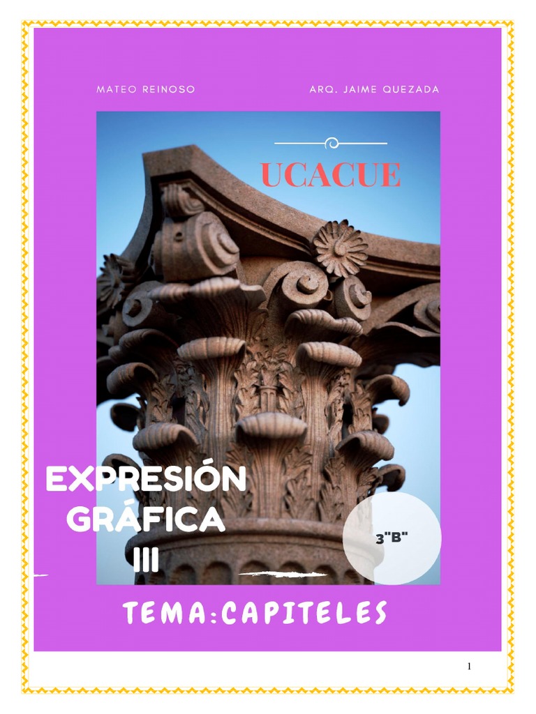 CAPITELES | PDF | Columna | Elementos arquitectónicos