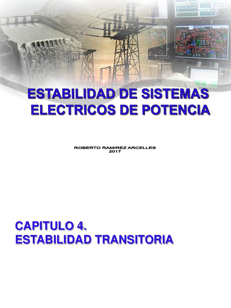 Estabilidad Transitoria en Generadores | PDF | Energia electrica | Generador eléctrico