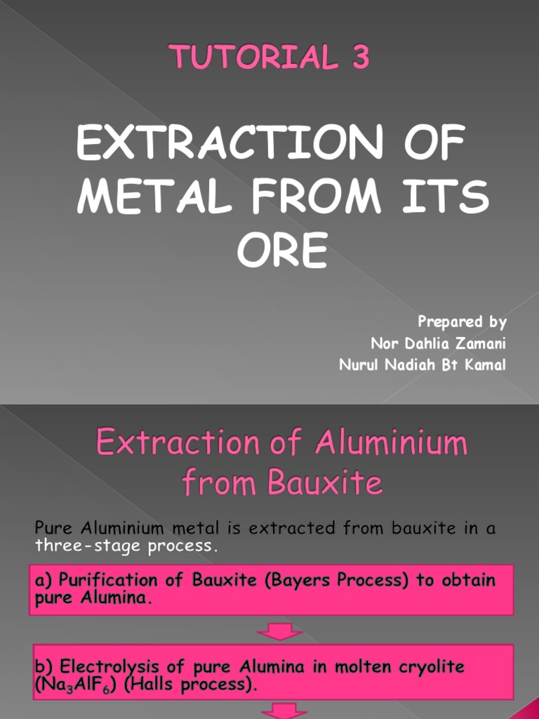 Extraction of Aluminium | PDF | Aluminium | Iron