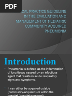 PCAP Guidelines | PDF | Pneumonia | Epidemiology