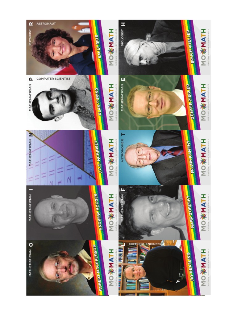 LGBTQ Mathematician and Scientist Trading Cards | PDF | Doctor Of ...