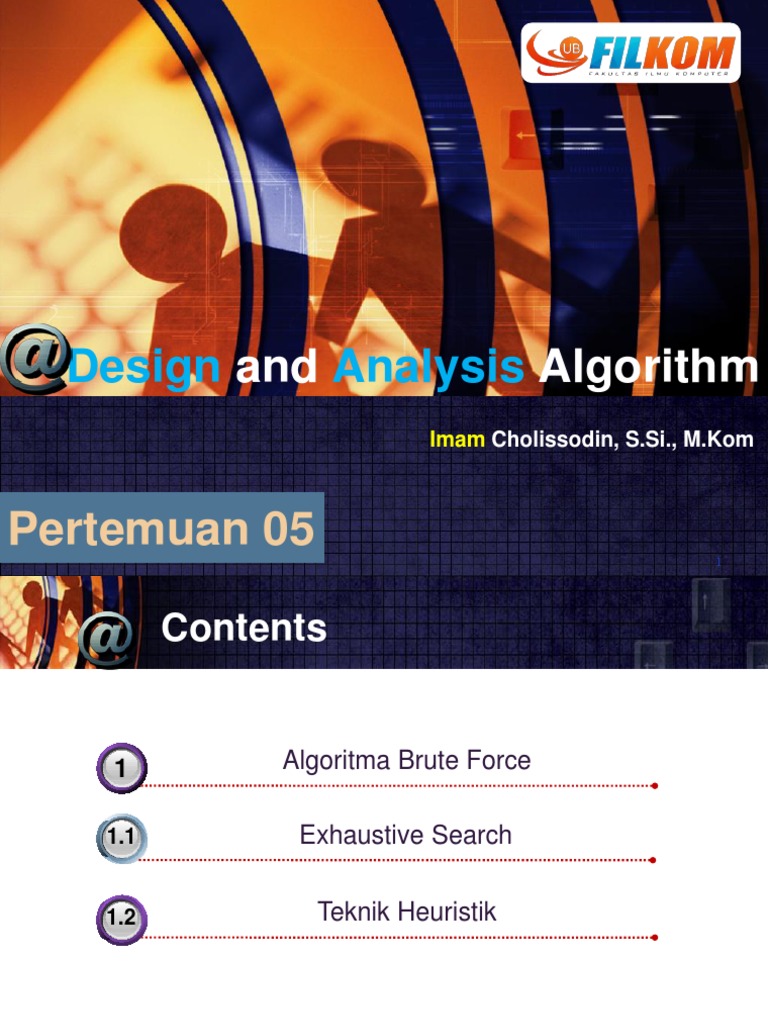 Algoritma Brute Force dan Contoh | PDF
