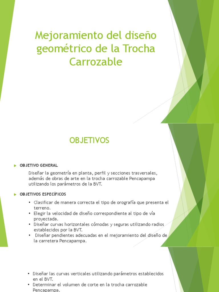 Mejoramiento Del Diseño Geométrico de La Trocha Carrozable | PDF | Ancho de vía | La carretera