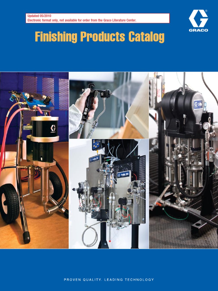 GRACO Finishing Products Catalog Rev 5 2010 | PDF | Building ...