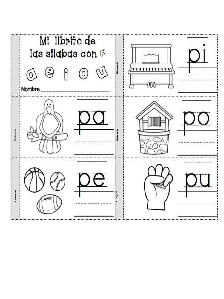 Mi Librito de Sílabas | PDF