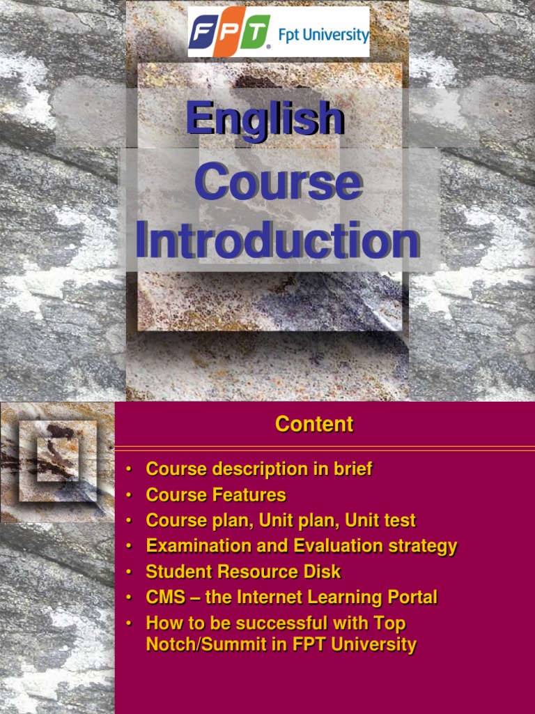 FPT University English Course Overview | PDF | Instructional Design ...