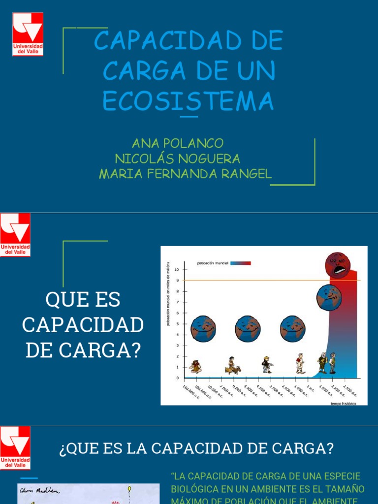 Capacidad de Carga | PDF | Ciencia medioambiental | Ecología de sistemas
