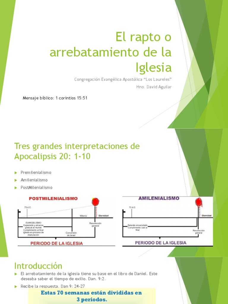 Arrebatamiento De La Iglesia Creencias Y Eventos Pdf Teología