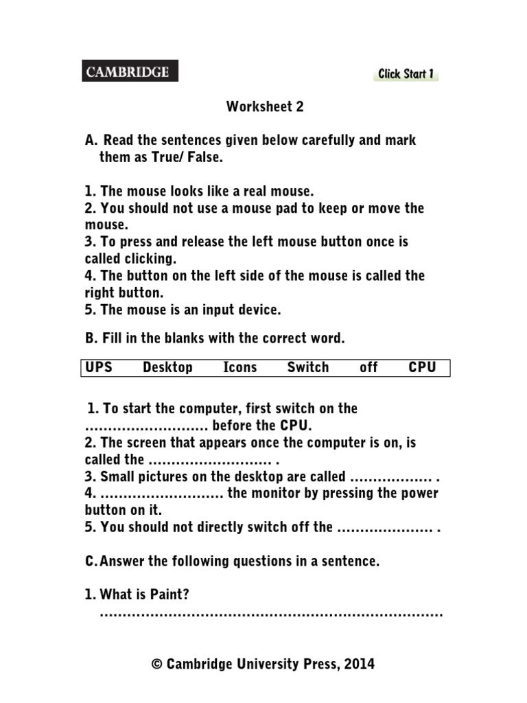 Read The Sentences Given Below Carefully and Mark | PDF