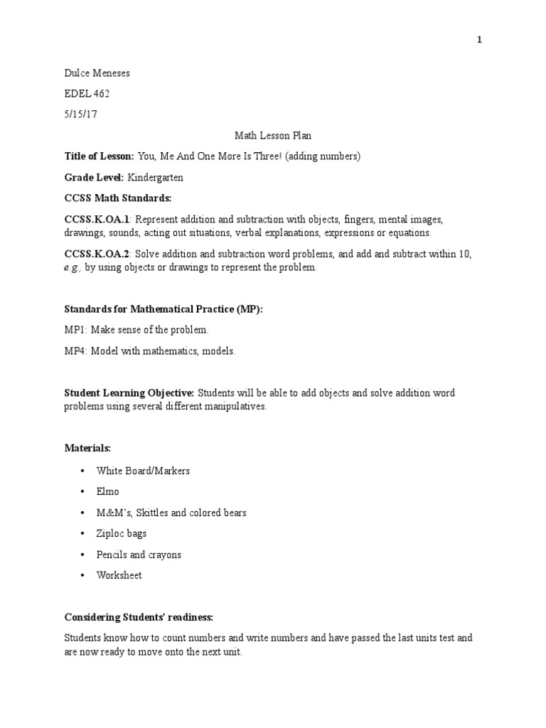 Lesson Plan-Sig | PDF | Learning Disability | Educational Assessment