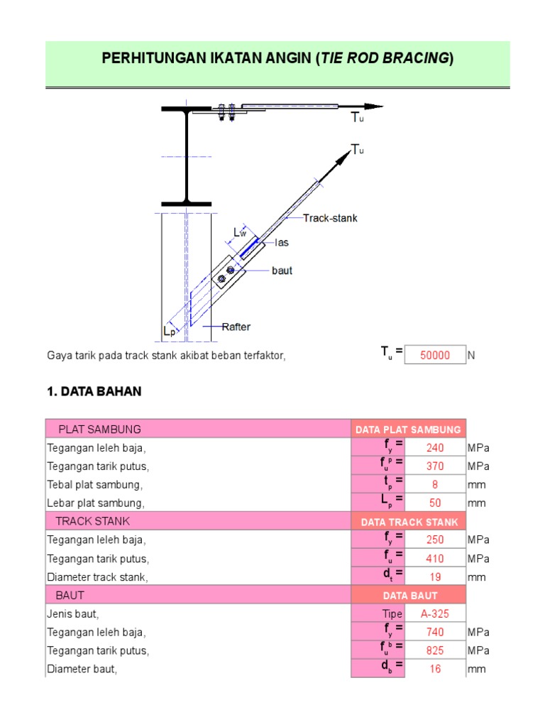 Perencanaan Ikatan Angin | PDF