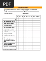 Cherry Pickers Safety Checklist | PDF