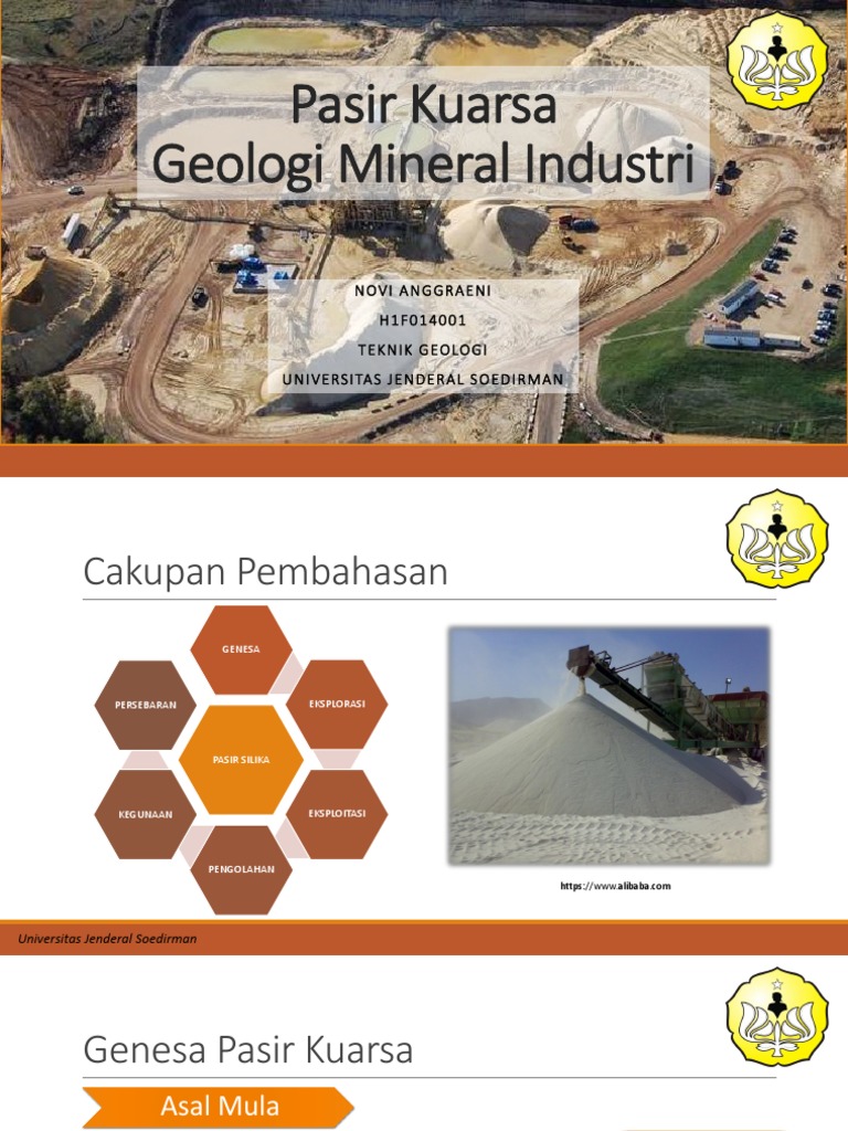 Pasir Kuarsa Geologi Mineral Industri | PDF