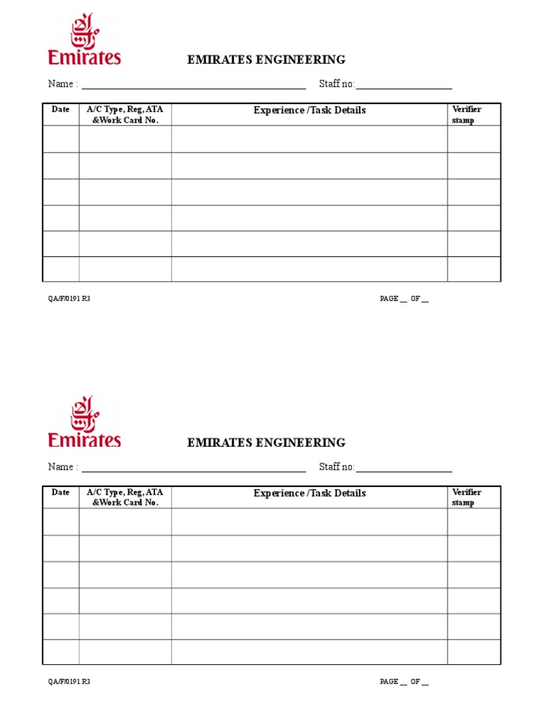 EK Modified Logbook Pages | PDF