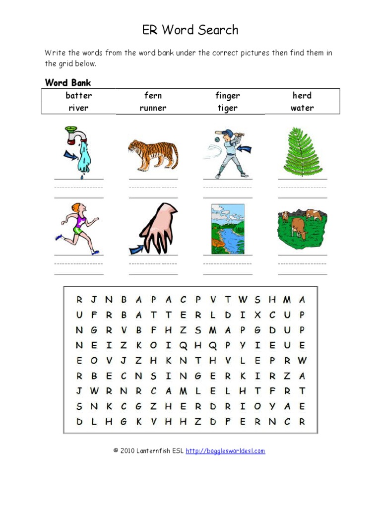 Er Word Search | PDF