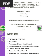 Makalah Case Control | PDF