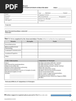 MTSS Student Response Sheet: Name: - Tier 1, Tier 2, Tier 3 | PDF