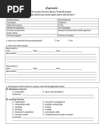 MTSS Student Response Sheet: Name: - Tier 1, Tier 2, Tier 3 | PDF