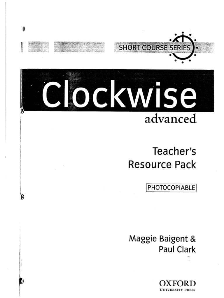 1clockwise Advanced Teacher S Resource Pack PDF | PDF