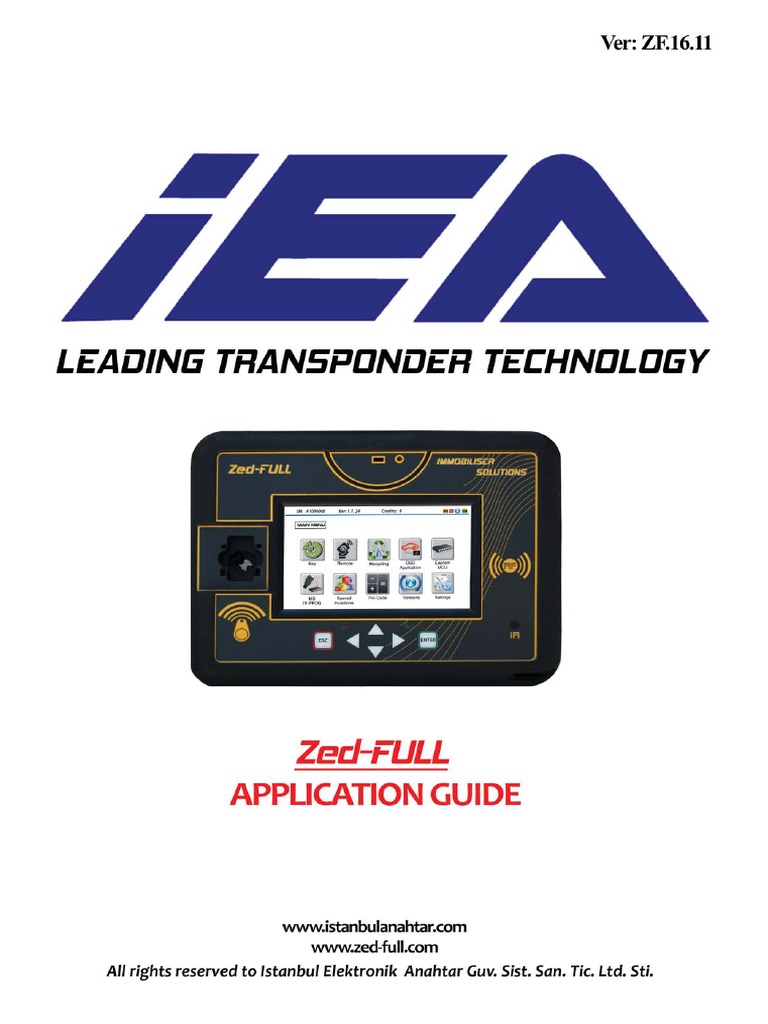 Zed Full Application Guide Pdf Pdf Vehicle Industry Motor Vehicle