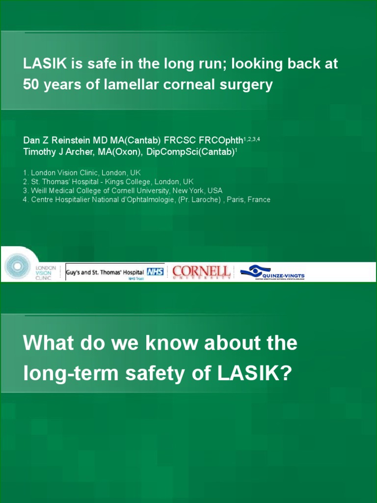 LASIK Surgery Is Safe in The Long-Term | PDF | Surgical Specialties ...