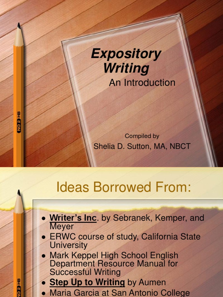 Expository Writing | PDF | Essays | Logos