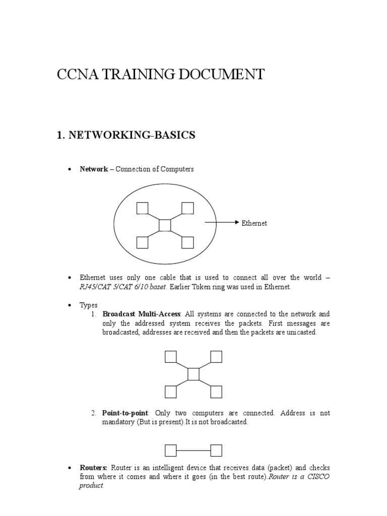 Kumar Reddy CCNA Notes | PDF | Computer Network | Network Switch
