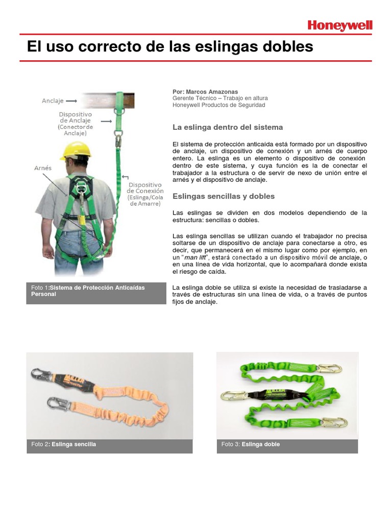 El Uso Correcto de Las Eslingas PDF | Download Free PDF | La seguridad | Naturaleza