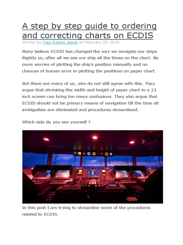 Ecdis Chart Corr | PDF | Usb Flash Drive | Computer File