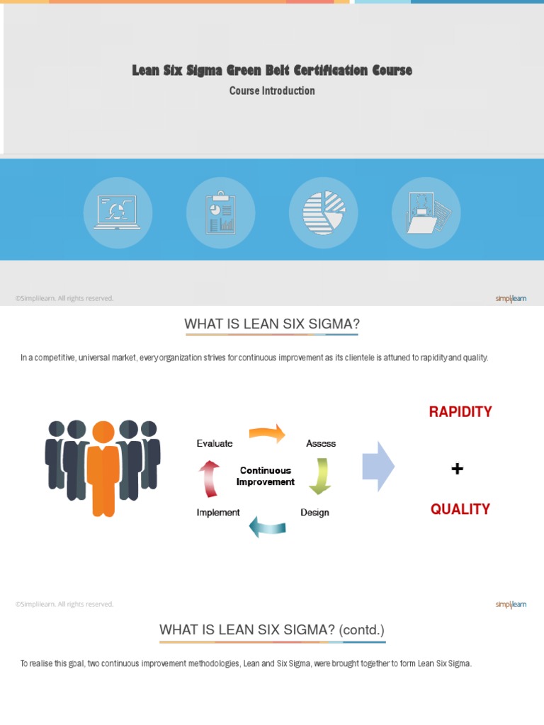 Lesson 1.0 LSSGB Introduction | PDF | Six Sigma | Pedagogy