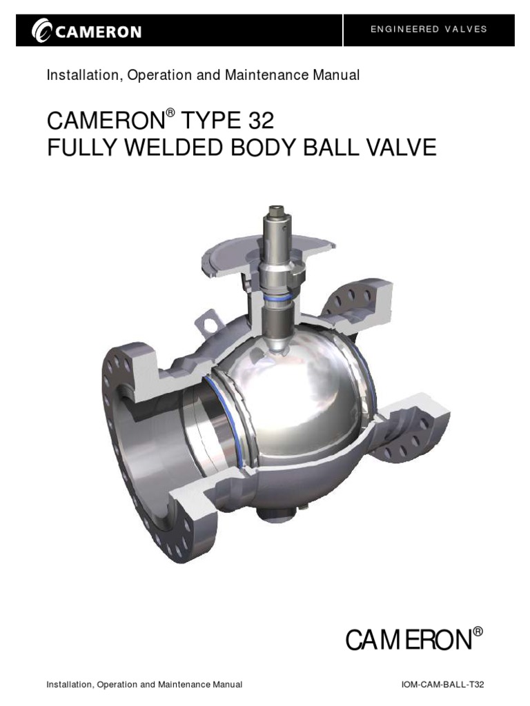 Cameron t32 Iom | PDF | Valve | Leak