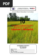 MELC TLE 9 Agri-Crop Production | PDF