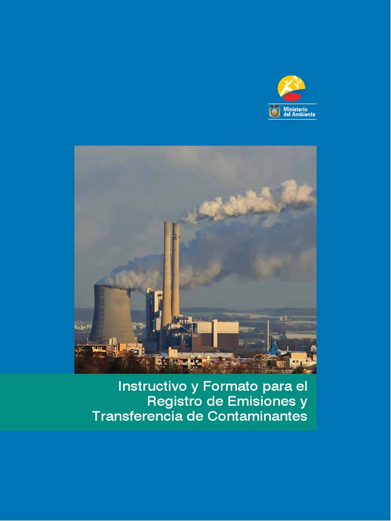 Instructivo y Formato Del Retc | PDF | Contaminación | Residuos