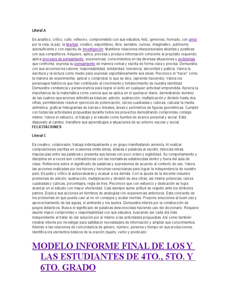 Literales para Boletas | PDF | Palabra | Lectura (proceso)