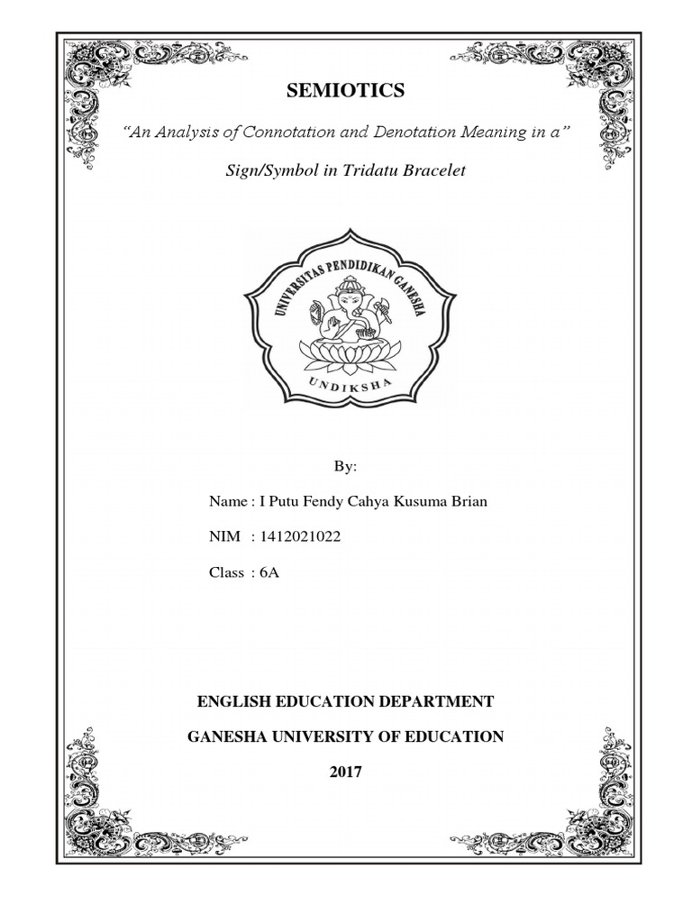 Semiotics Final Project | PDF | Shiva | Semiotics