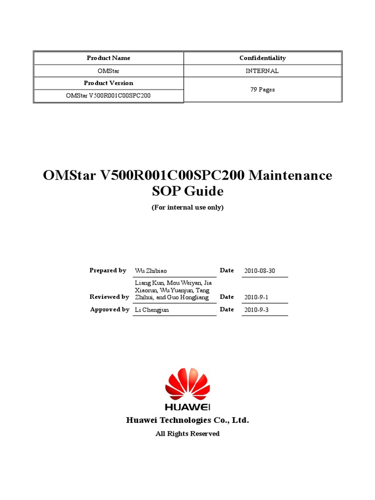 Operation Guide To The OMStar | PDF | Microsoft Sql Server | Installation (Computer Programs)
