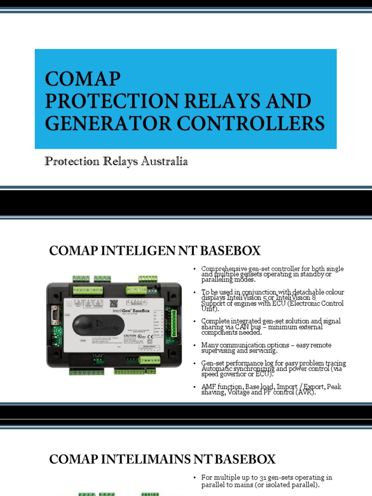 ComAp Protection Relay - Solar Relay | PDF | Cogeneration | Display ...