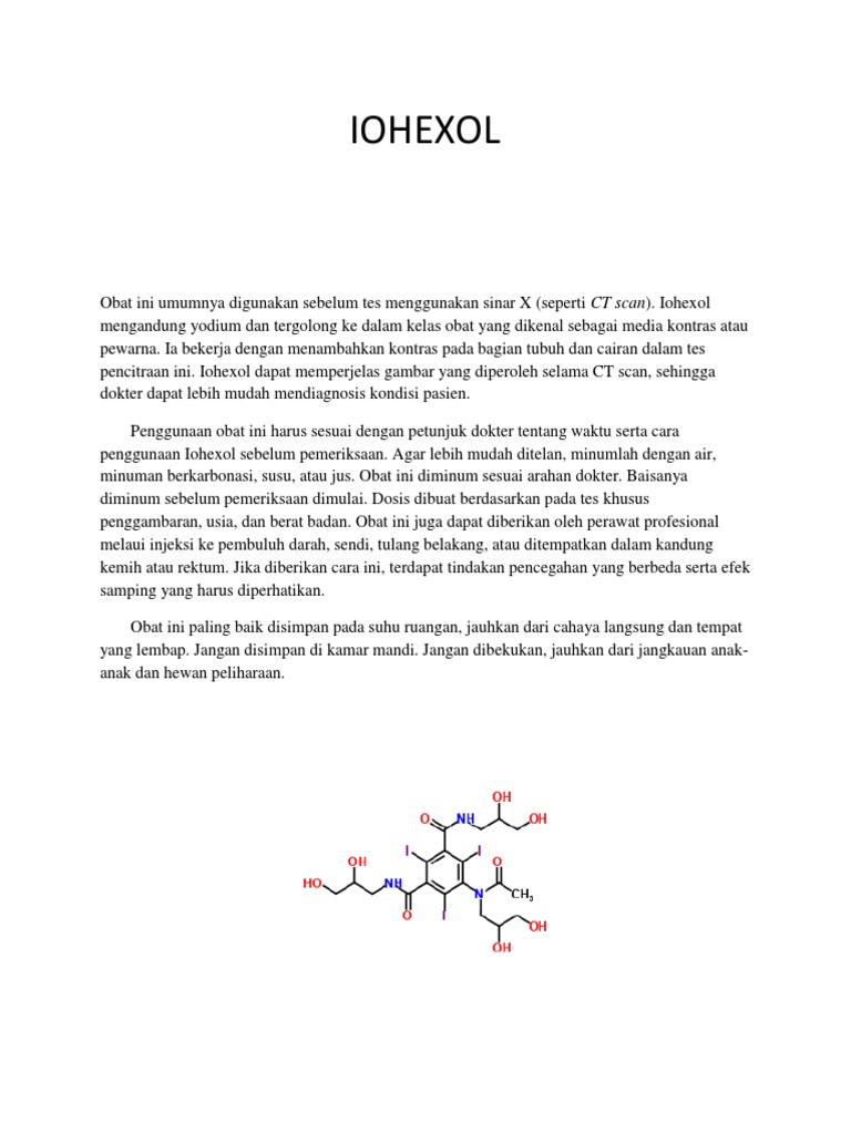 IOHEXOL | PDF