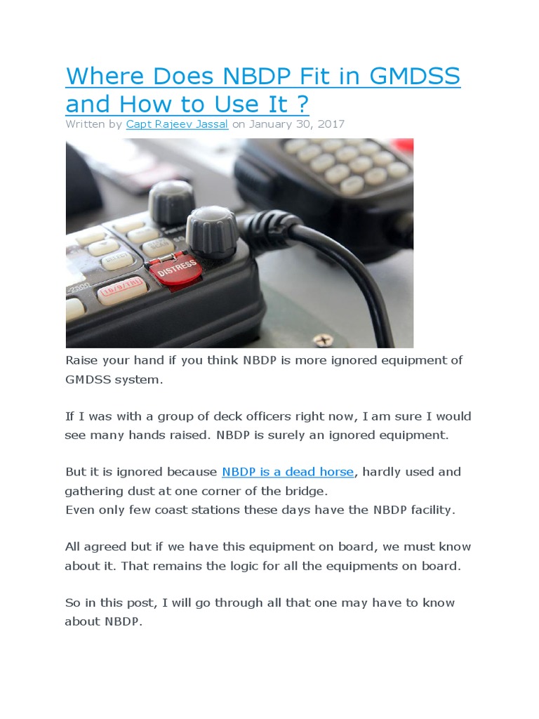 Understanding Narrowband Direct Printing (NBDP) and How to Use it for ...