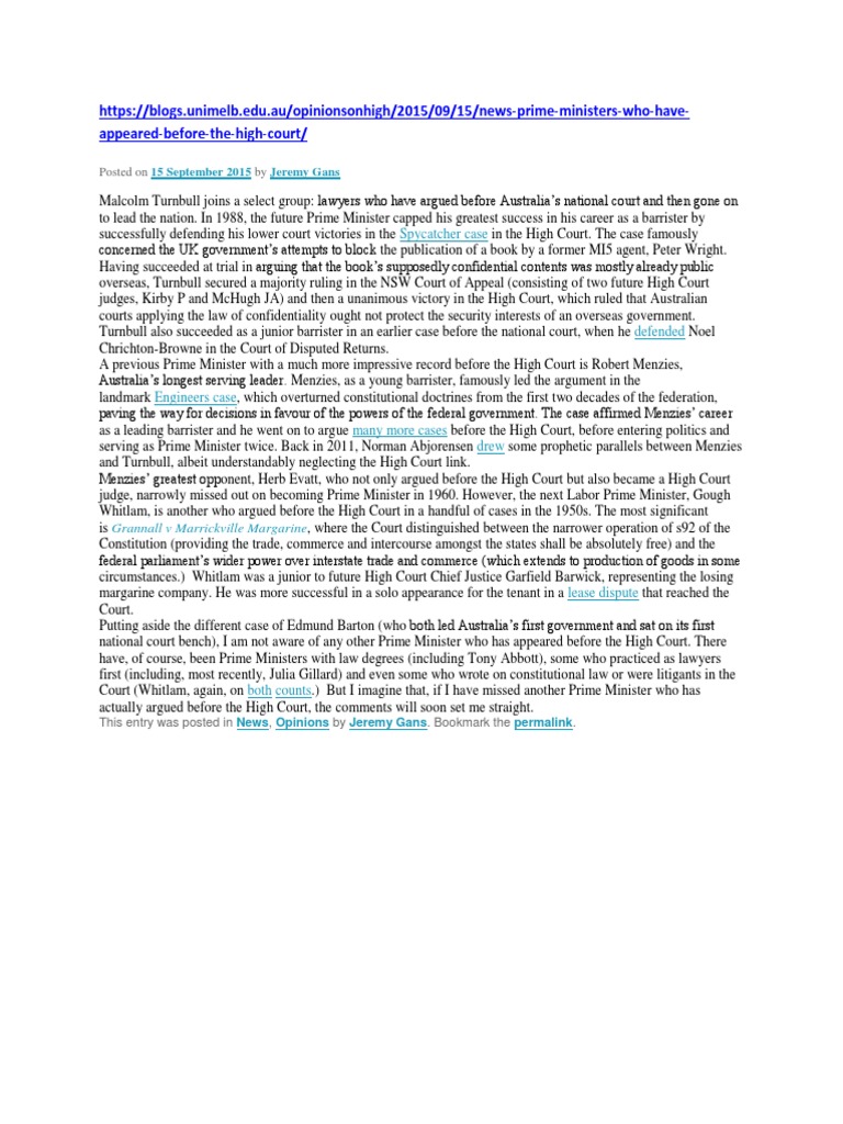 Sam Case | PDF | High Court Of Australia | Mi5