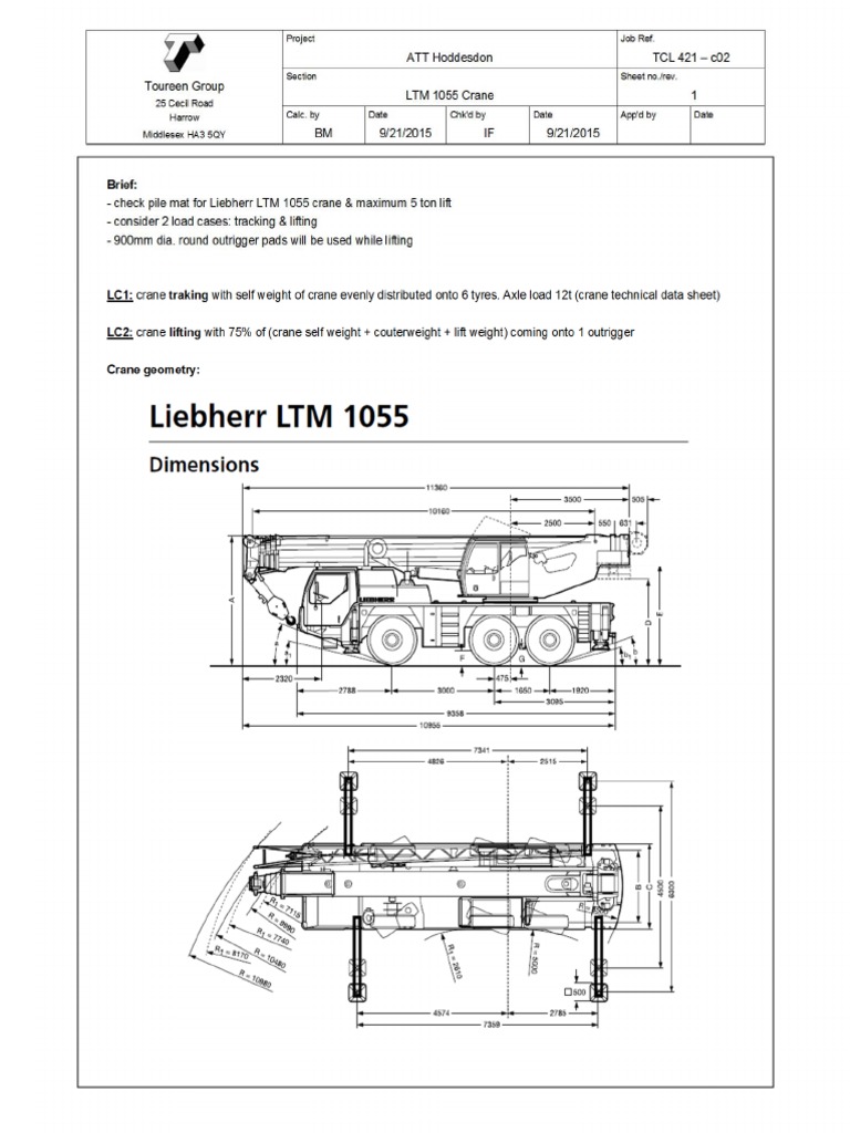 C02-Liebherr LTM 1055 Crane Hoddesdon | PDF