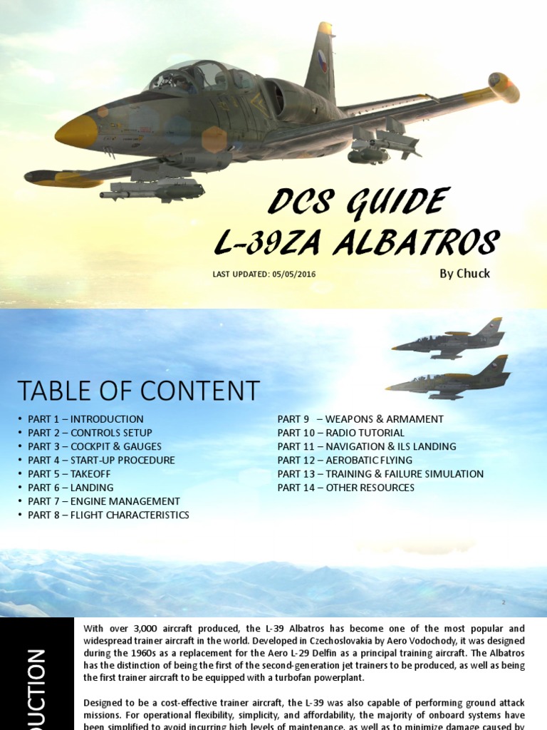 DCS L-39ZA Albatros Guide | PDF | Aerospace Engineering | Aeronautics